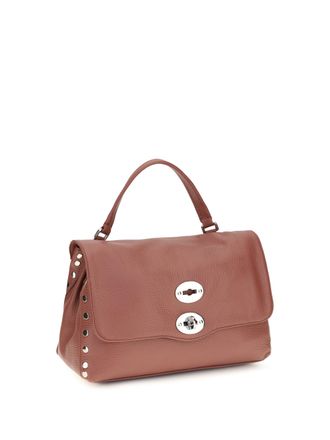 Zanellato Womens Postina Daily Handbag Small Red Radicchio Di Treviso Calf Leather Bos Taurus Handbags Hand Bags