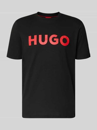 HUGO BOSS T-Shirt mit Label-Schriftzug Modell DULIVIO