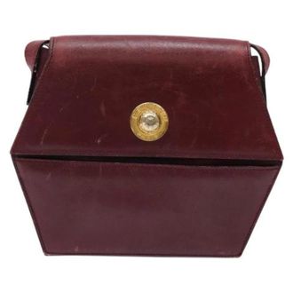 Celine Pre-owned Cuir sacs-celine - Femme - Pre-owned - Rouge - Taille: ONE Size