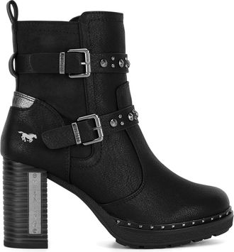 Mustang Jeans Stiefeletten Mustang 1336-512 Schwarz