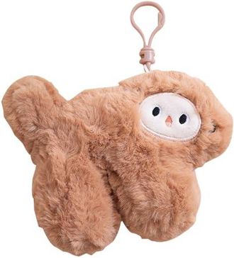 Generic Porte-clés singe en peluche, porte-clés souple, breloque sac à dos, porte-clés mignon en forme danimal doux, porte-clés de voiture pour femme, 12,9 cm