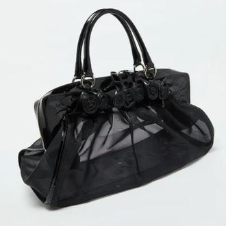 Valentino Pre-owned Gittergewebe handtaschen - - Pre-owned - Damen - Schwarzk - ONE SIZE
