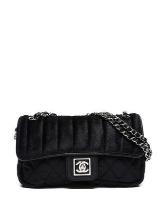 Chanel sac porté épaule matelassé (2005-2006) - Noir