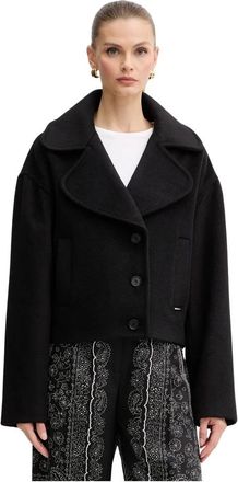 Just Cavalli Damen, Jacken, Schwarzk, MGr&ouml;&szlig;e