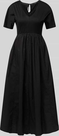 Max Mara Maxikleid mit V-Ausschnitt Modell BRONZO