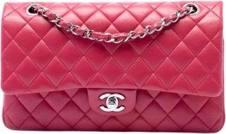 Chanel Pre-owned Sac Bandouli&egrave;re Classique Double Flap - Femme - Pre-owned - Rose - Taille: ONE Size