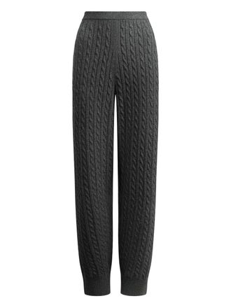 12 Storeez pantalon Rye en maille torsad&eacute;e - Gris