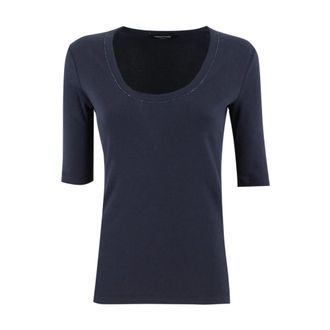 Fabiana Filippi Femme, Tops, Bleu, Taille: 36 FR T-shirt en jersey