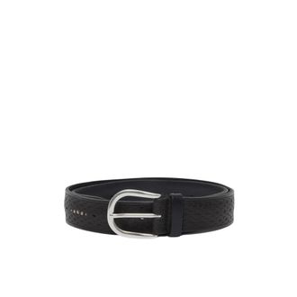 Orciani Bull Soft Lederg&uuml;rtel - - Accessories - Herren - Schwarzk - 90 CM