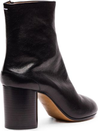 Maison Margiela Tabi Leather Ankle Boot - Black