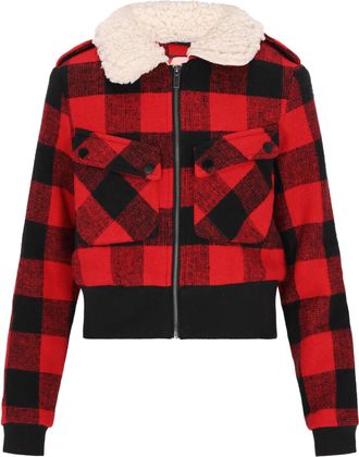 Mymo Jacke Frauen rot schwarz