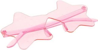 Valiclud 1 Paire De Lunettes De Soleil Sans Monture En Forme D&eacute;toile Fantaisie Amusantes &Eacute;l&eacute;gantes Pour F&ecirc;te Cosplay Plage