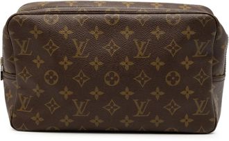 Louis Vuitton Clutches - Monogram Trousse Toilette 28 - Gr. unisize - in Braun - f&uuml;r Damen