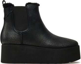 Guess Stiefeletten Jilaine FLFJIL FAL10 Schwarz