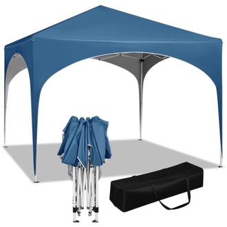 Woltu Tonnelle de Jardin 3x3m WOLTU, Tente de F&ecirc;te avec Toit en Demi-Cercle, Pliable Imperm&eacute;able, Pieds R&eacute;glables, Beige
