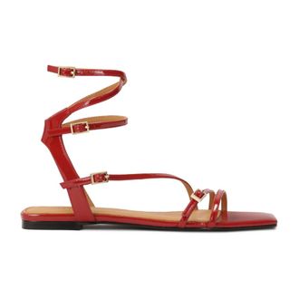 Kazar Femme, Chaussures, Rouge, Taille: 38 EU Sandales Plates