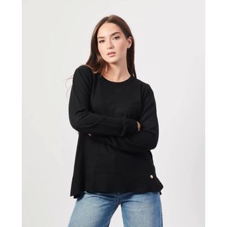 Yes-Zee YES Zee, Femme, Pulls, Noir, Taille: 40 FR Pull ras du cou
