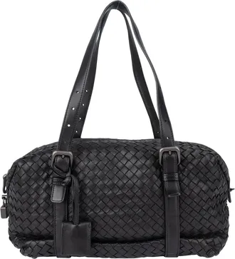 Bottega Veneta Crossbody Bags - Bottega Veneta Black Intrecciato Leather - Gr. unisize - in Schwarz - f&uuml;r Damen