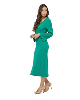 Desires Anemone Midi Kleid Kleid Damen In Grün Herbst Kleid Damen Elegant Größe M