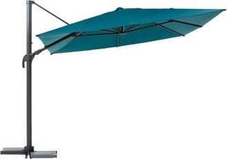 Hesperide Hesperide - Parasol d&eacute;port&eacute; rectangulaire Melhia bleu canard - 4 x 3 m - Hesp&eacute;ride