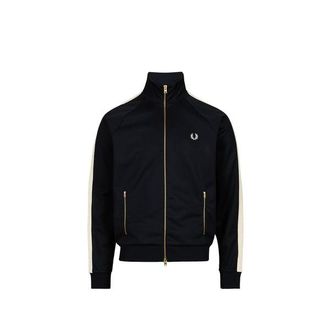 Fred Perry Veste de surv&ecirc;tement &agrave; bandes contrastantes torsad&eacute;&eacute;s