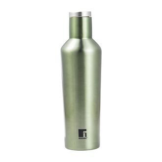 Bergner Thermosflasche 500 Ml, Edelstahl, Metallic-gr&uuml;n Mit Kupferdeckel