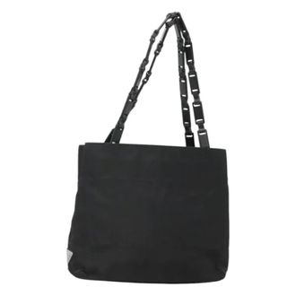 Prada Pre-owned Tissu sacs-main - Femme - Pre-owned - Noir - Taille: ONE Size