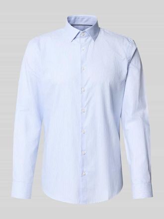 Jake*s Slim Fit Business-Hemd mit Knopfleiste