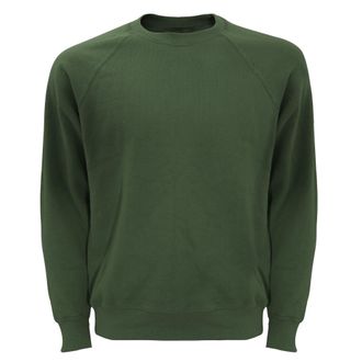 Fruit Of The Loom Herren, Sweatshirt, Raglan Sweatshirt, Green (Bottle Green), Small (Herstellergröße : Small)