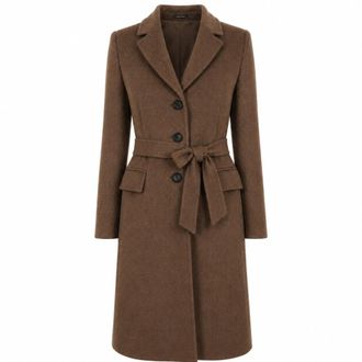 Loro Piana Femme, Manteaux, Brun, Taille: 42 FR Capolavoro Single-Breasted Coat