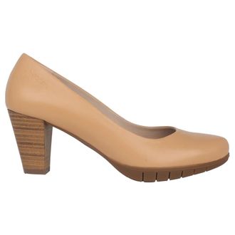 Wonders Bequemer hoher Absatzpump - Beige - - Shoes - Damen - Beige - 35 EU