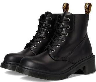Dr. Martens Bottes tendance &agrave; lacets Alderstone pour femme, noir, 38 EU