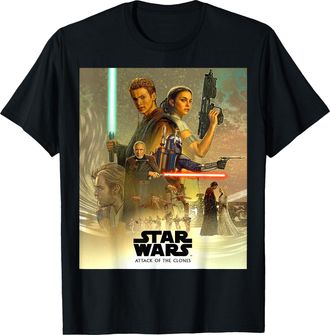 Star Wars Celebration Attack of the Clones Mural T-Shirt T-Shirt