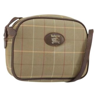 Burberry Sac bandouli&egrave;re vintage en toile Pre-owned - Femme - Pre-owned - Beige - Taille: ONE Size