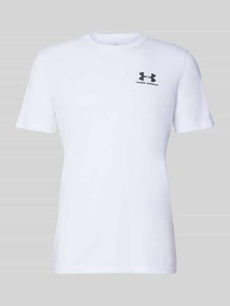 Under Armour Regular Fit Sport-T-Shirt aus Baumwoll-Mix