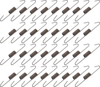 TOPBATHY VILLFUL 100 Stück Sofa Zugfedern mit Stahlhaken Robuste Polsterfedern für Möbelsofas Einfache und Schnelle Montage Hochwertige Stahlfeder mit Glatter 