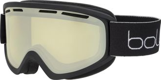 Bolle FREEZE PLUS Skibrillen Schwarz matt, Lemon Gun kat 1, Schnee-Schutzbrille,Unisex Erwachsene,M