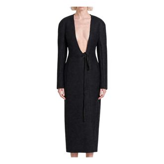 Maison Margiela Damen, M&auml;ntel, Schwarzk, 2XSGr&ouml;&szlig;e