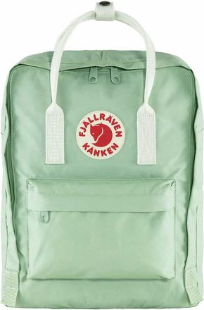 Fj&auml;llr&auml;ven 23510 Unisex K&aring;nken Rucksack, Mint Green-Cool White, 38 x 27 x 13 cm, 16 L