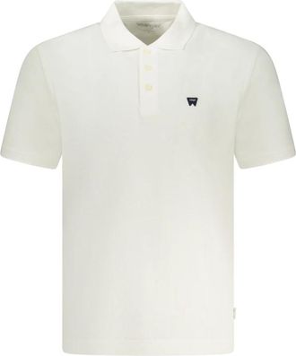 Wrangler Kurz&auml;rmeliges Polohemd - - Tops - Herren - Wei&szlig; - S