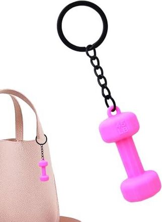 Generic Porte-cl&eacute;s Dhalt&egrave;res, Dhalt&egrave;res,Ornements De Sac Dos Barbell Fantaisie Pour Femmes, Pendentif Dexercice Gymnastique, Magnifique Et Les Cl&eacute;s, Sacs, Pin