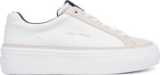 Calvin Klein Sneakers Vulc Flatf Laceup HW0HW03086 Wei&szlig;