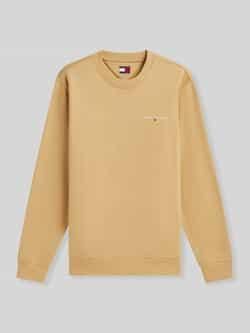 Tommy Jeans Regular Fit Sweatshirt mit kleinem Logo-Schriftzug