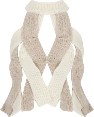 PESERICO Femme, Pulls, Beige, Taille: 36 FR Aurea Top