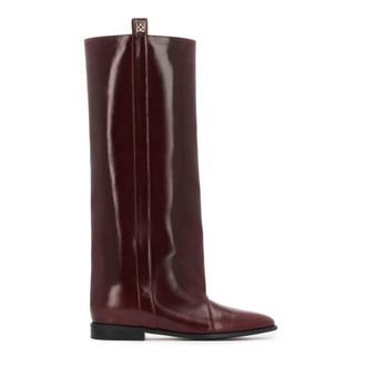 Kazar Burgunderrote hohe Stiefel - - Shoes - Damen - Braun - 39 EU