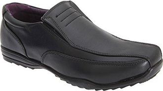 US Brass Custer/Clipper - Mocassins - Gar&ccedil;on (37 FR) (Noir)