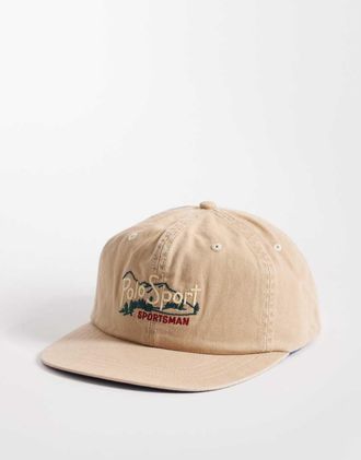 Polo Ralph Lauren Sports Capsule - Casquette de baseball &agrave; logo - Kaki vintage-Neutre