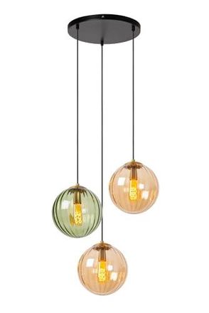 Lucide Lucide MONSARAZ - Pendelleuchten - &Oslash; 35 cm - 3xE27 - Gr&uuml;n