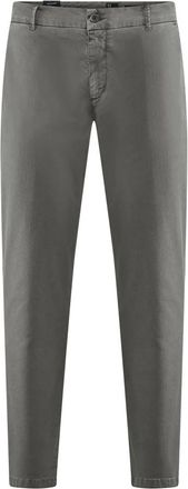 Bomboogie Homme, Pantalons, Gris, Taille: W40 Pantalon Chino en Gabardine avec Micro Imprim&eacute;