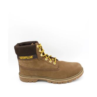 CAT Nubuk Schn&uuml;rlederstiefel - - Shoes - Herren - Braun - 45 EU